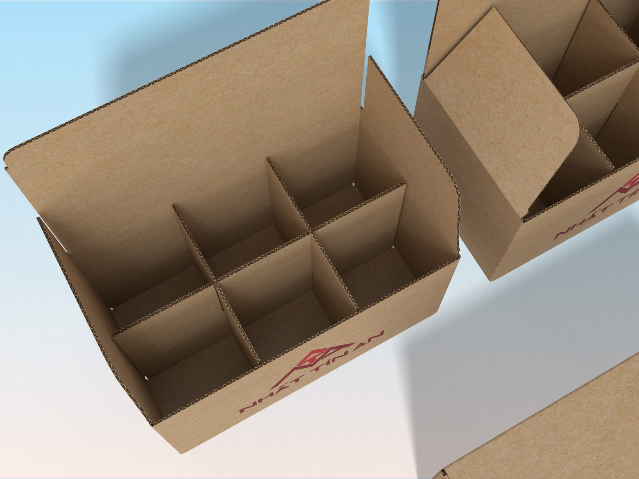 Thùng Carton Có Vách Ngăn - Bao Bì Carton Giá Xưởng I Carton 3 - 5 Lớp ...